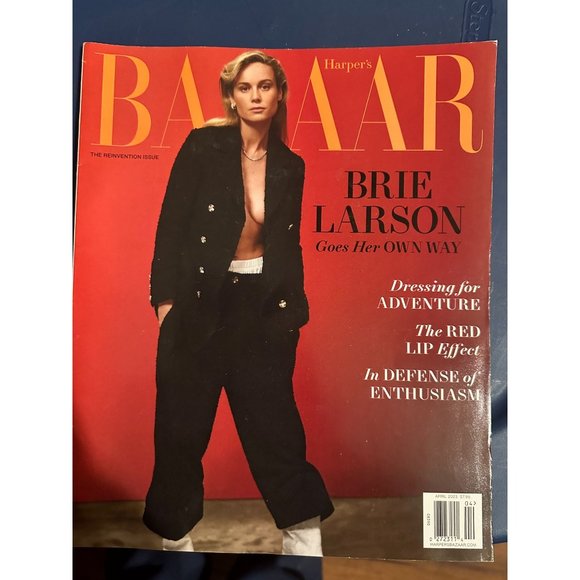 Harper's Bazaar | Art | Harpers Bazaar April 22 Brie Larson | Poshmark